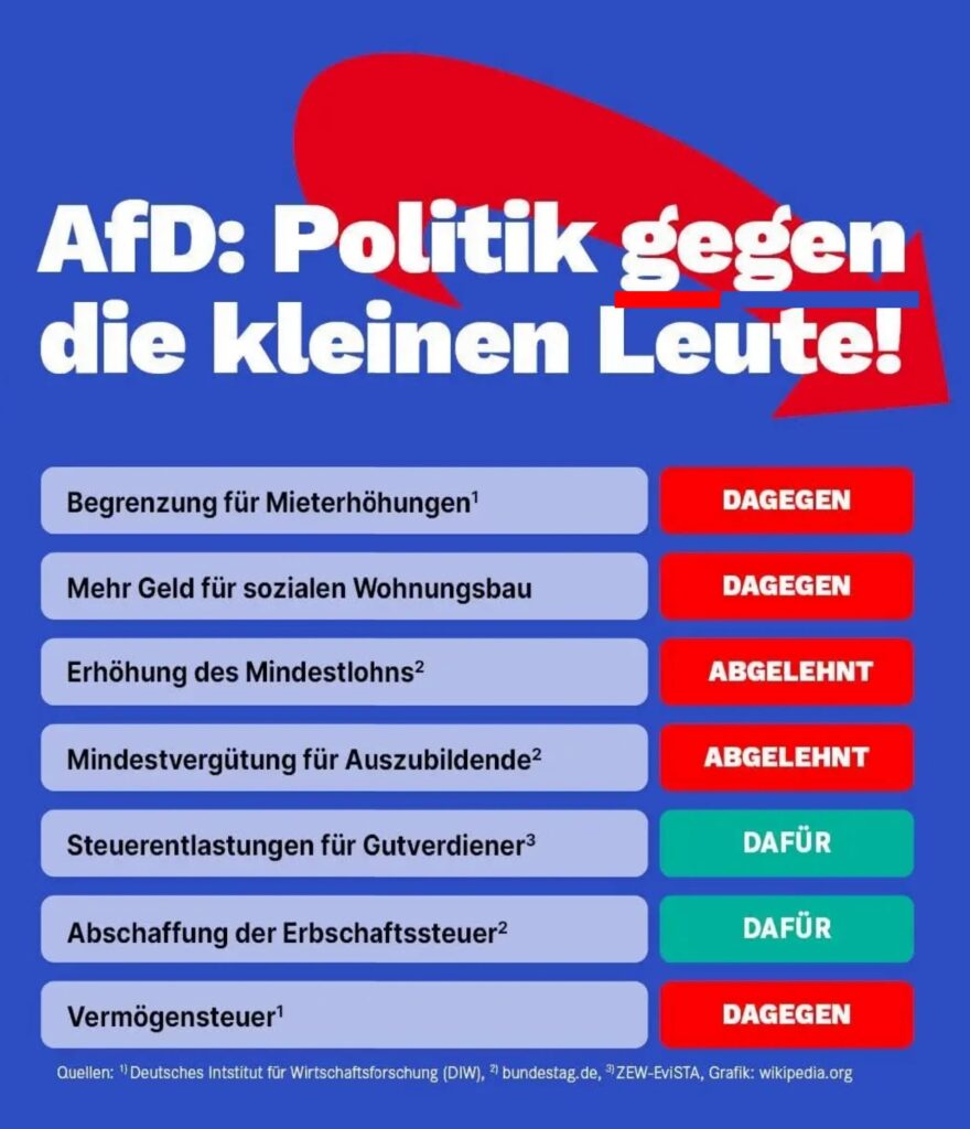 AfD Politik gegen die kleinen Leute – das wahre Gesicht der Partei ...